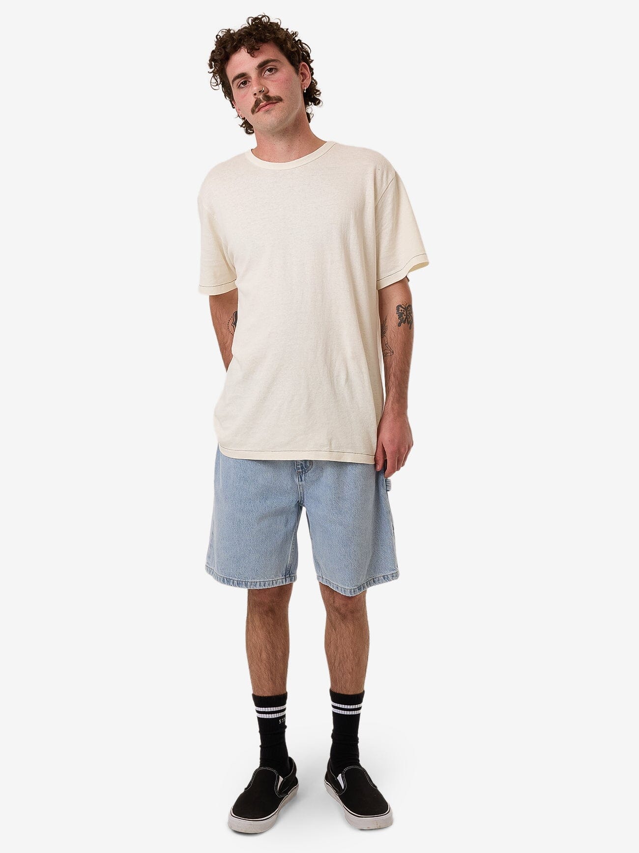 Slacker Denim Short in Blue | Thrills Co. USA