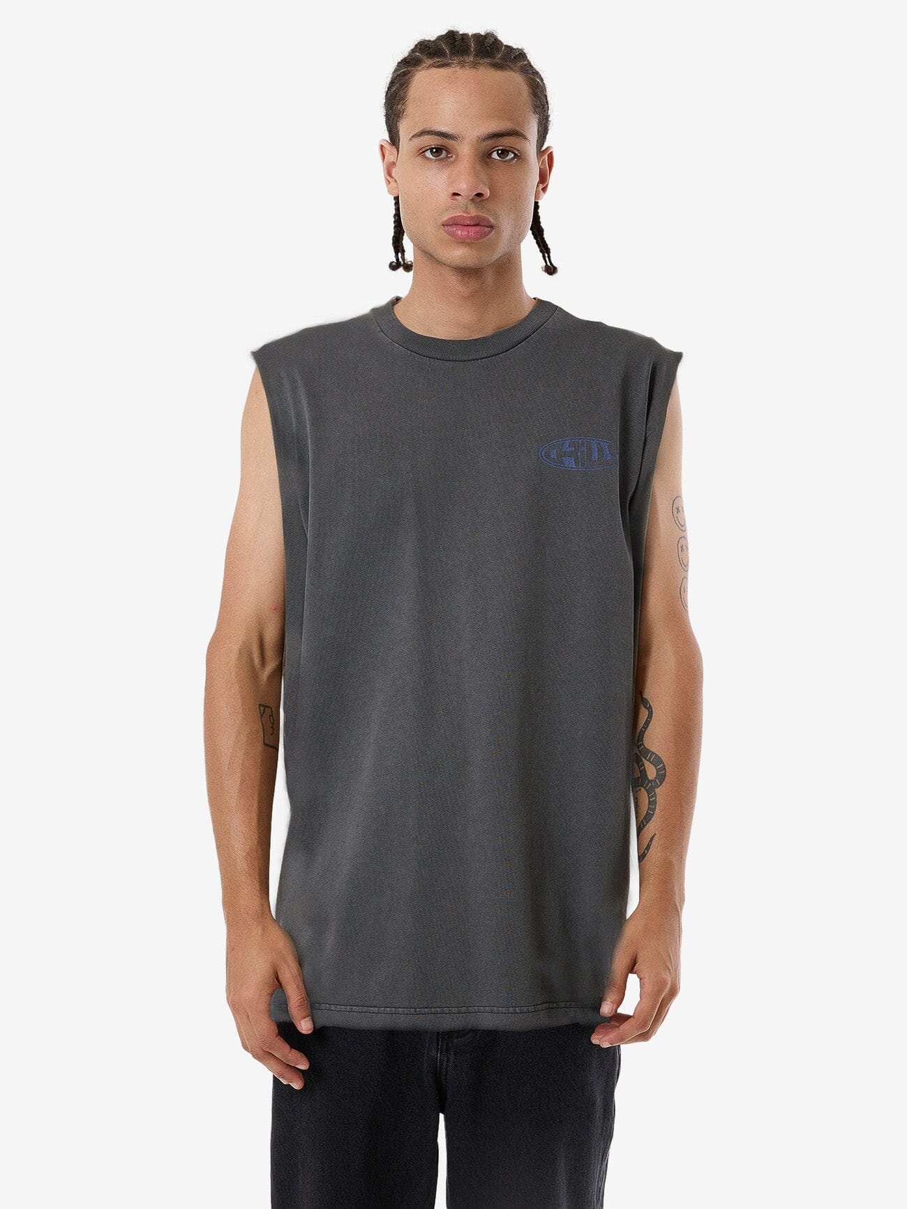 Shadow Merch Fit Muscle Tee in Black | | Thrills Co. USA