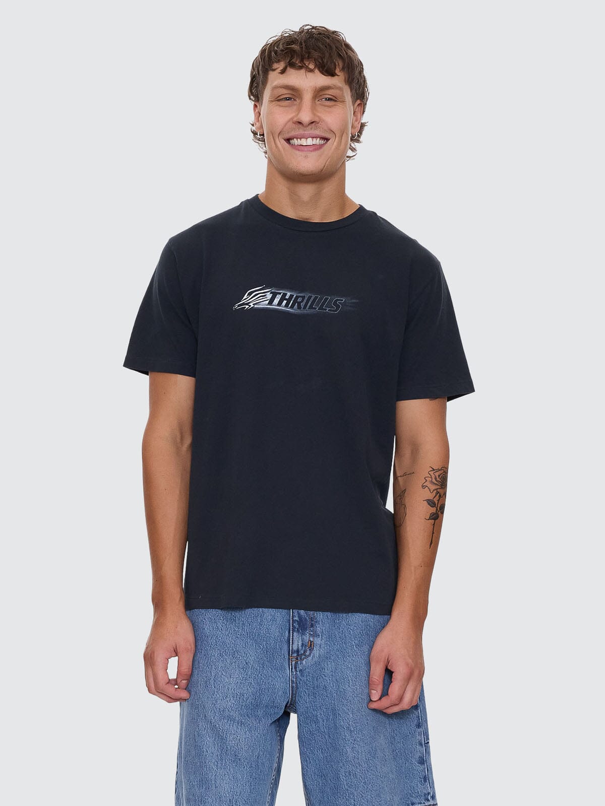 Speed Of Fury Merch Fit Tee in Black | Thrills Co. USA