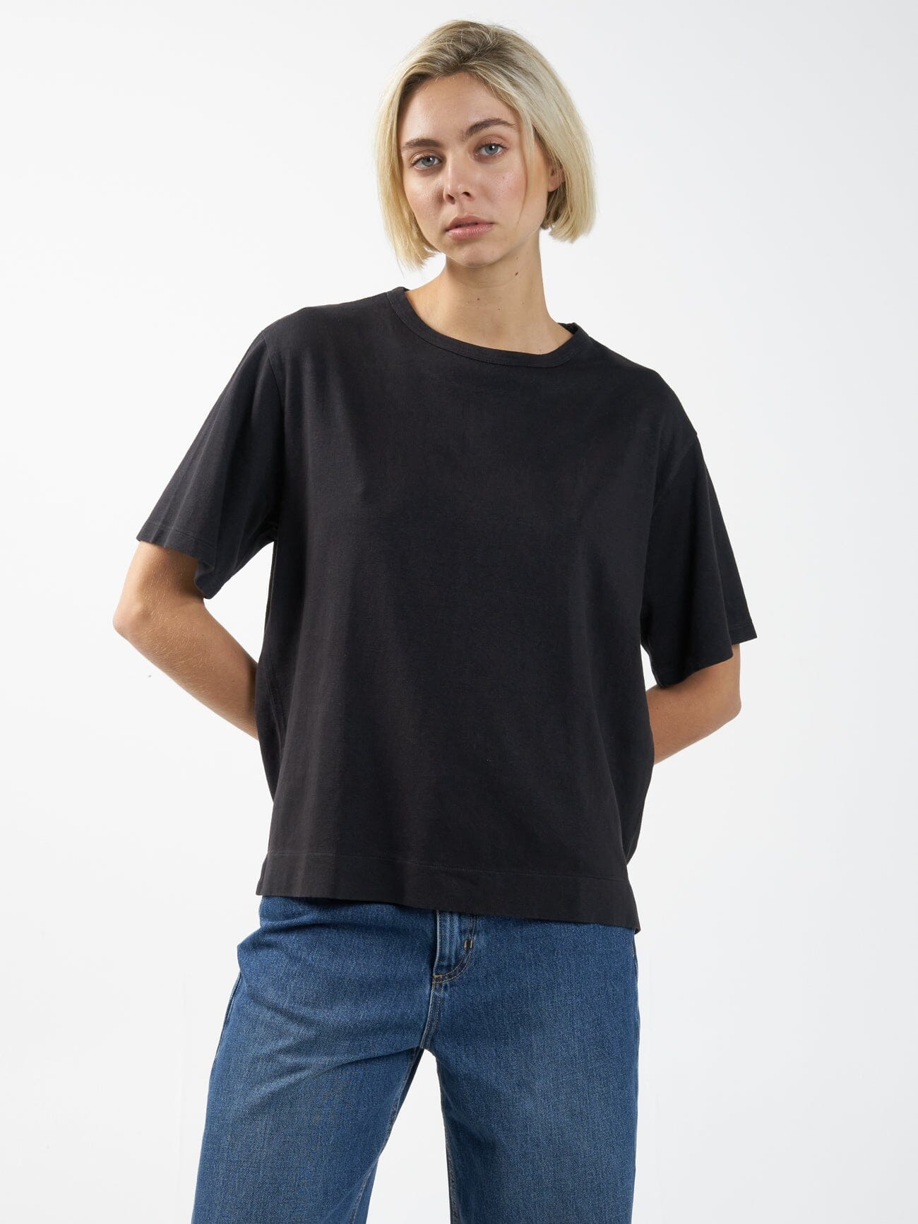 Hemp Box Tee - Black | Thrills Co. | Thrills Co. USA