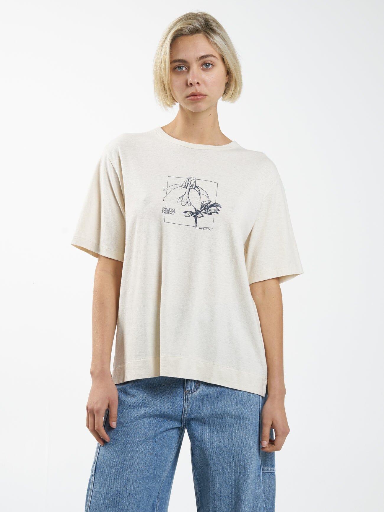 Experience Hemp Box Tee - Unbleached | Thrills Co. | Thrills Co. USA