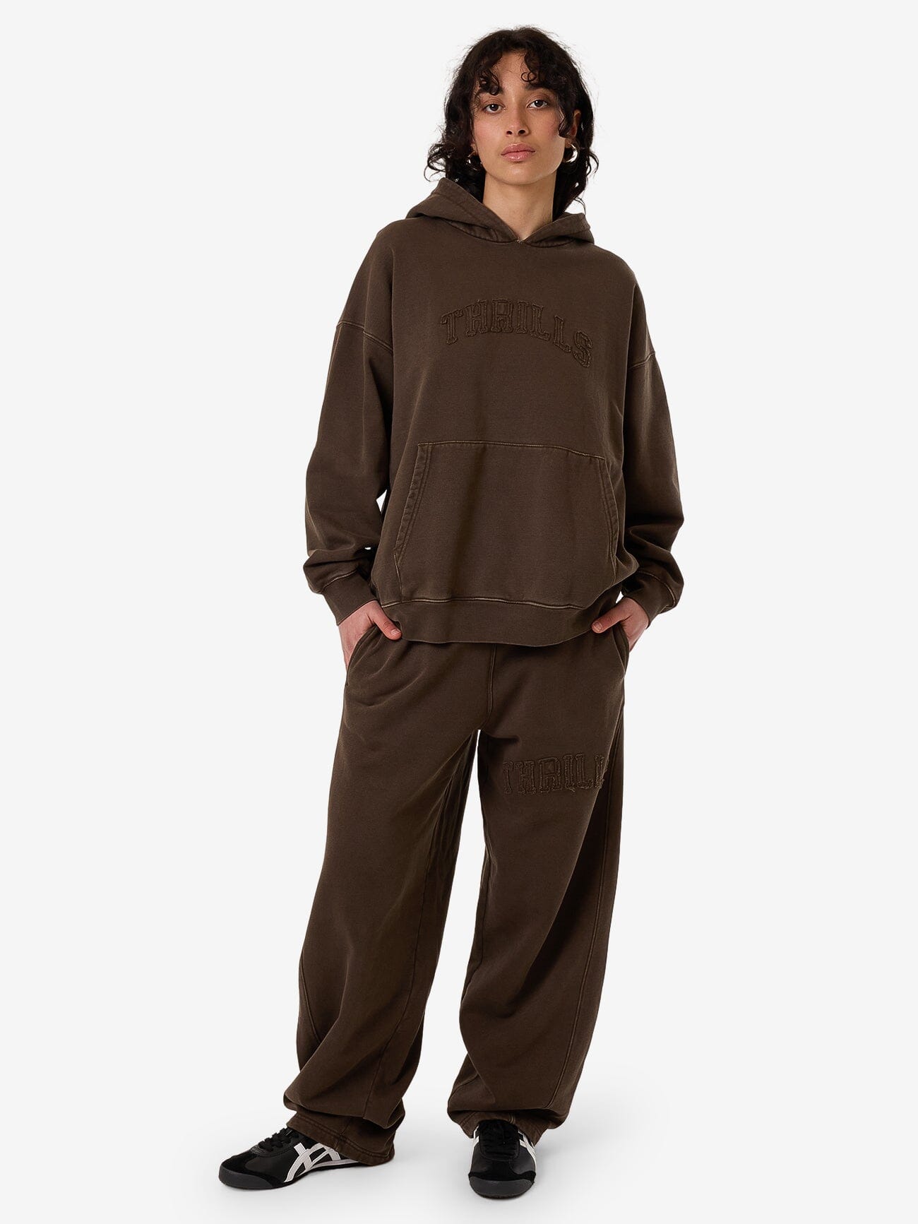 Home Advantage Cocoon Panel Hood in Brown | Thrills Co. USA