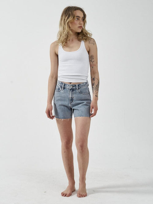 Erica Mid Rise Short - Garage Blue | Thrills Co. | Thrills Co. USA