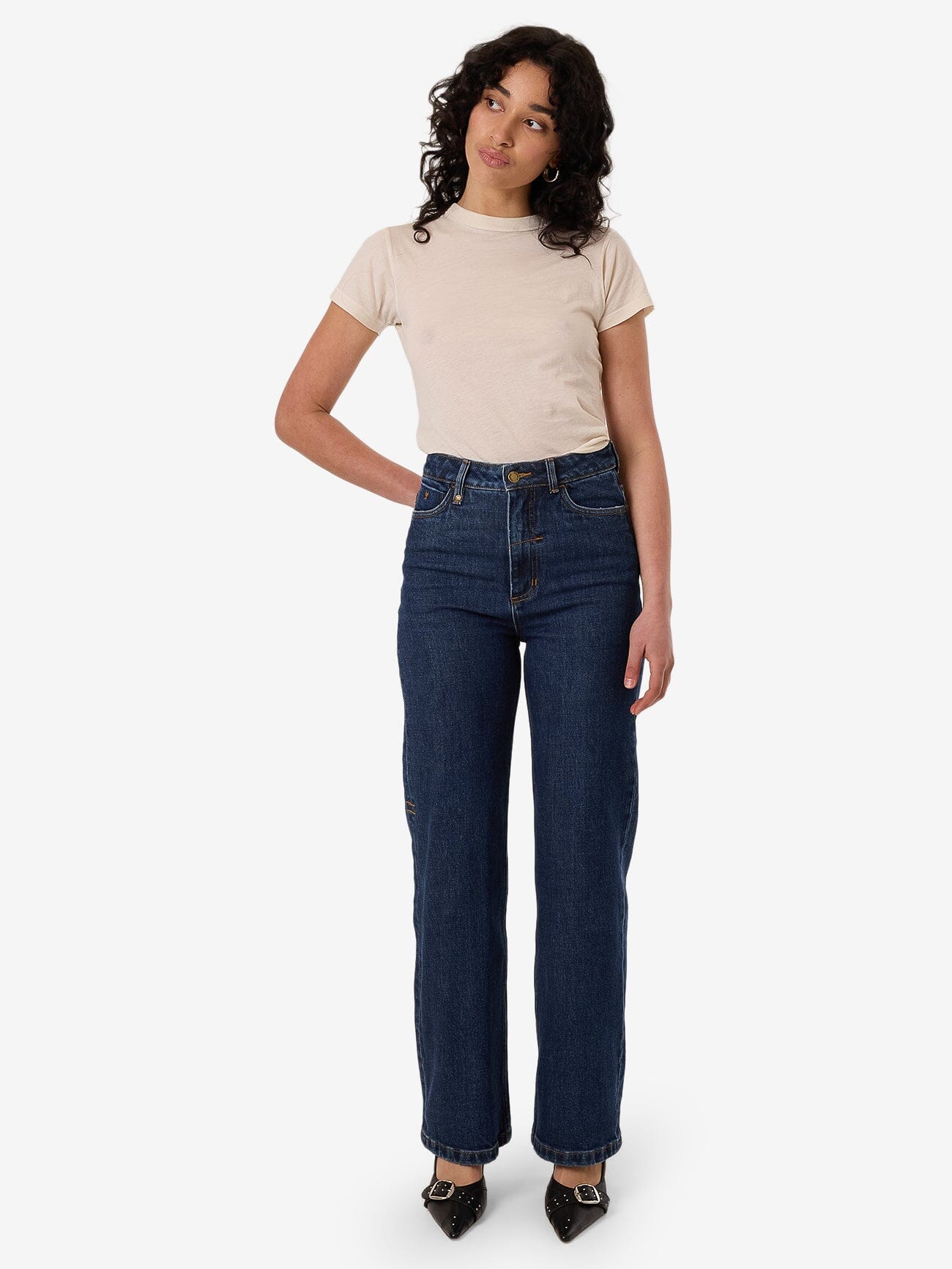 Cherry Stretch Jean in Blue | Thrills Co. USA