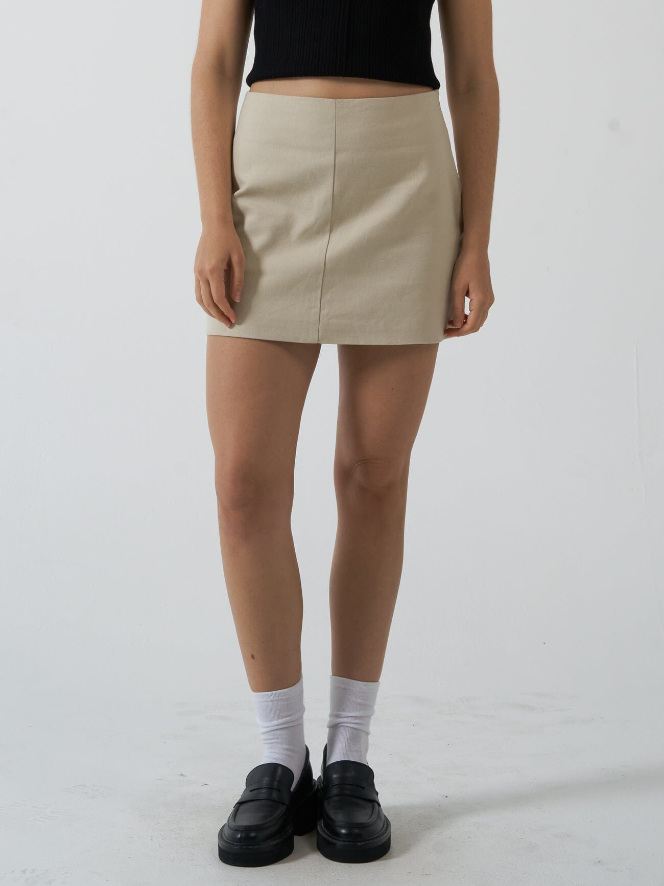 Clarity Mini Skirt - Fog | Thrills Co. | Thrills Co. USA