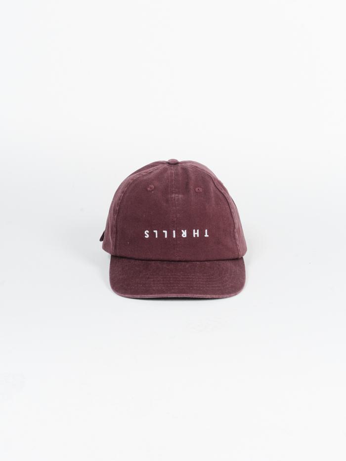 Minimal Thrills Cap - Blood Red| Thrills Co. USA | Thrills Co. USA