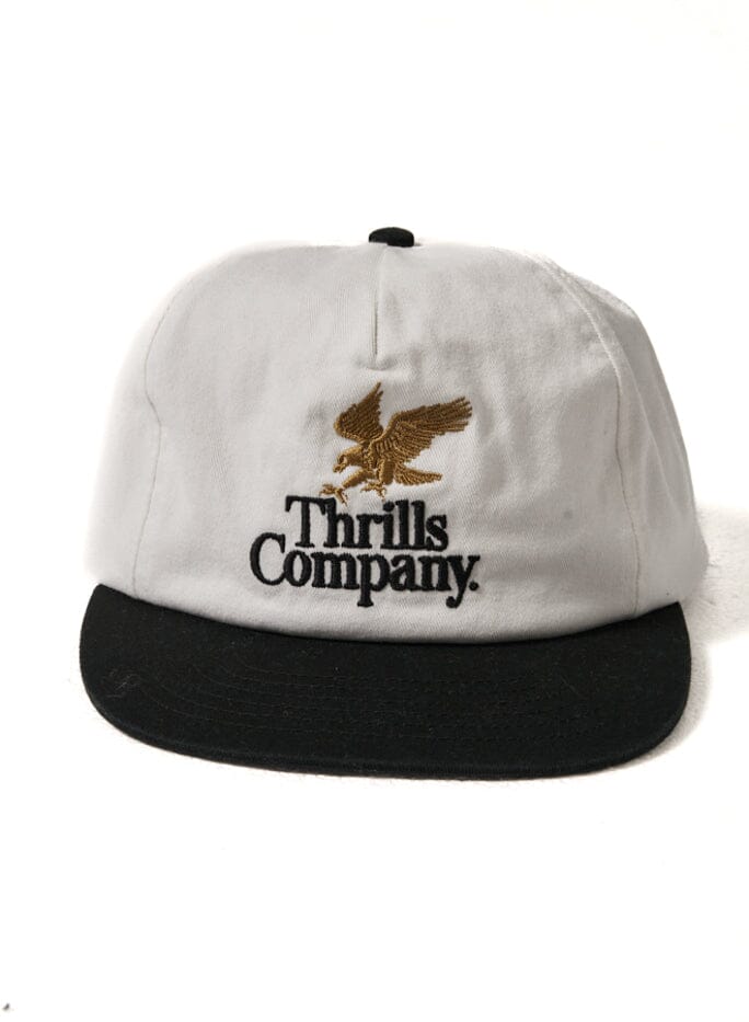 Golden Talons 5 Panel Cap - Dirty White| Thrills Co. USA | Thrills Co. USA