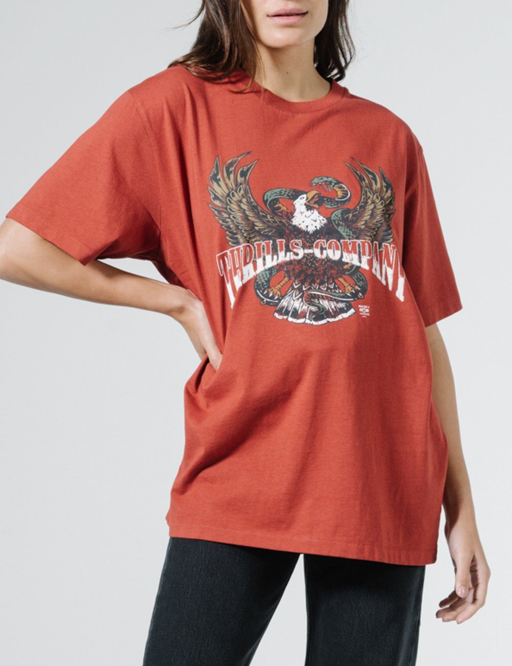 Retribution Merch Tee - Redwood| Thrills Co. USA | Thrills Co. USA